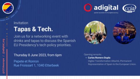 [Bruselas] Tapas & Tech con Carlos Romero Duplá, Consejero de Transformación Digital en la REPER ...